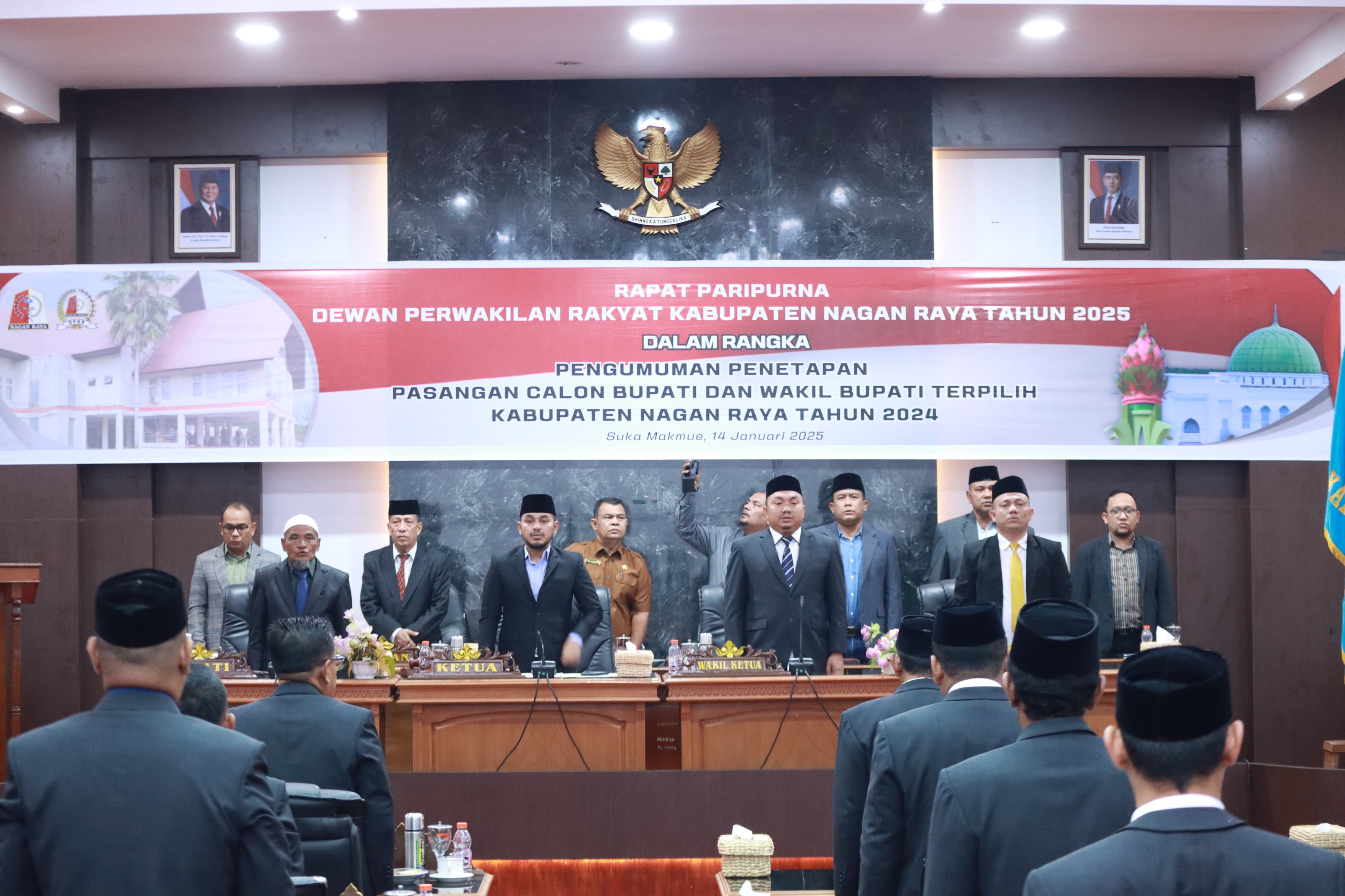 DPRK Nagan Raya gelar Rapat Paripurna Penetapan Pasangan Calon Bupati dan Wakil Bupati Terpilih