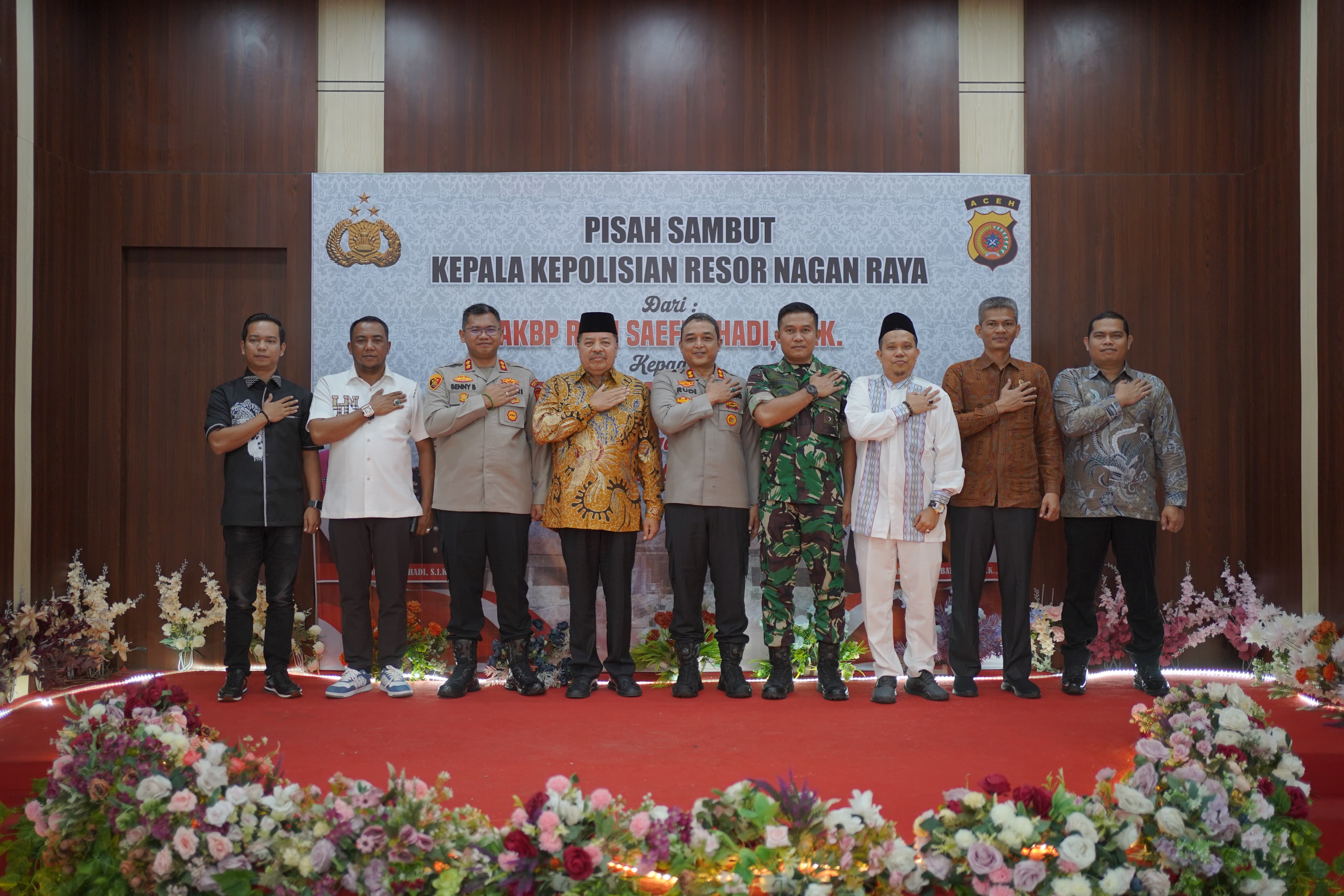 Bupati TRK Hadiri Pisah Sambut Kapolres Nagan Raya: Ucapan Terima Kasih untuk AKBP Rudi ...