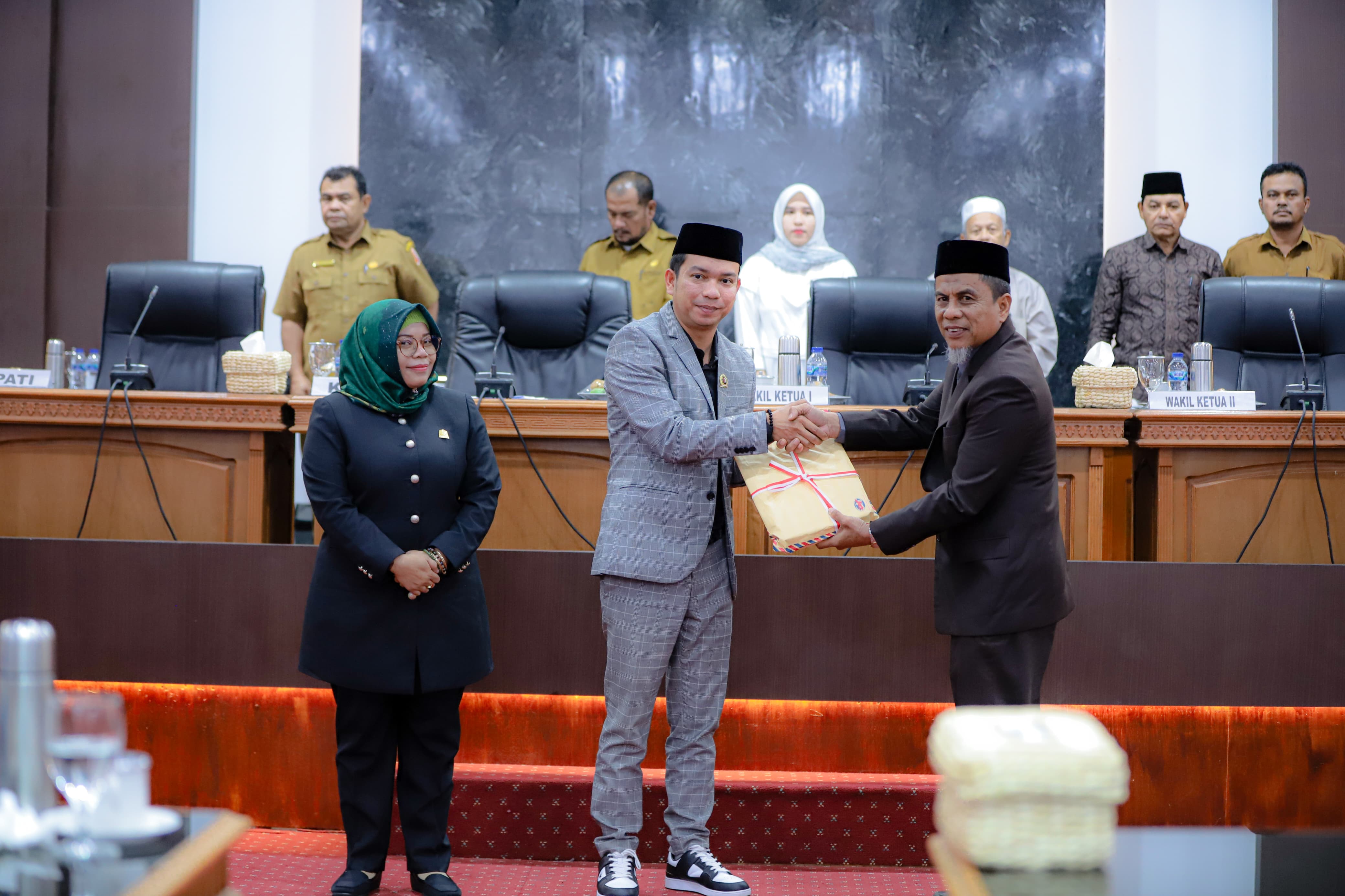 Pemkab Nagan Raya Ajukan Raqan Perubahan APBK Tahun 2024